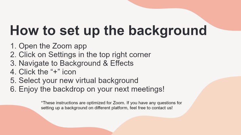 Professional Office Virtual Background for Zoom (digital Download) - Etsy