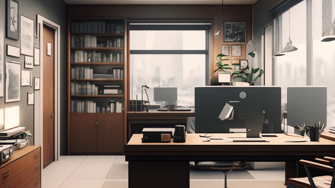 Office Background | Zoom Background | Realistic Background ...