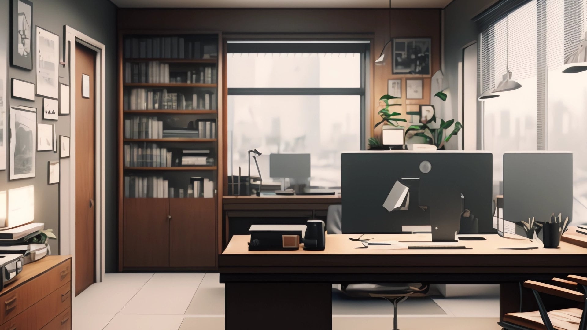 Office Background | Zoom Background | Realistic Background ...