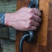 Industrial Steel Rebar Knotted Door Handles, Traditionally Hand Forged ...