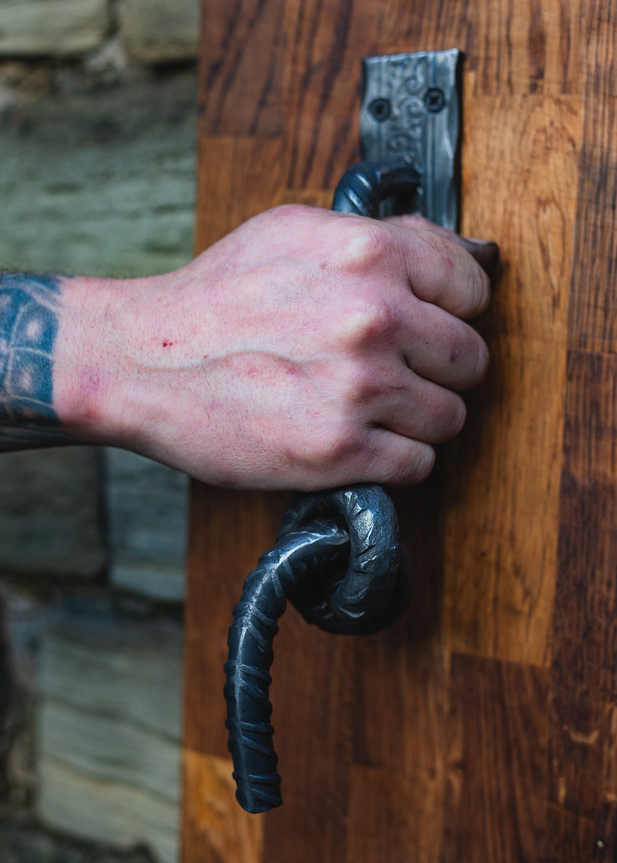 Industrial Steel Rebar Knotted Dooorhandles - Etsy