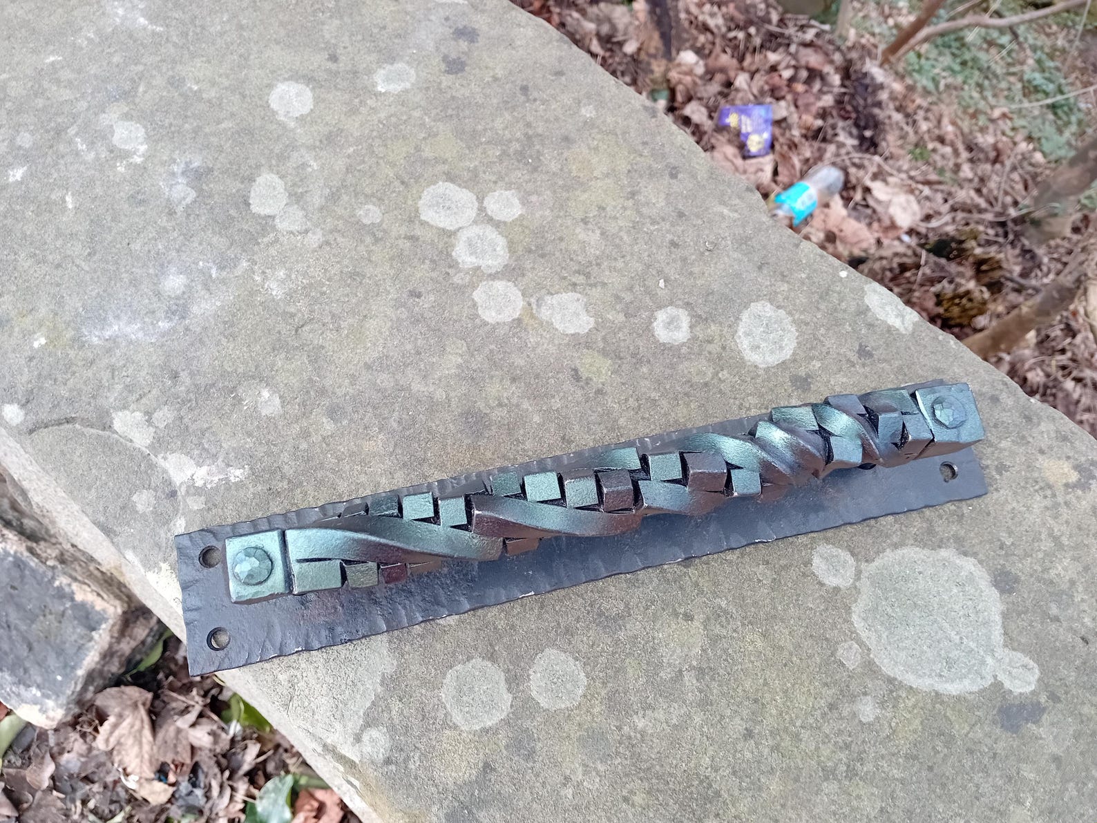 Cyberpunk Digital Twist Solid Steel Door Handles - Etsy