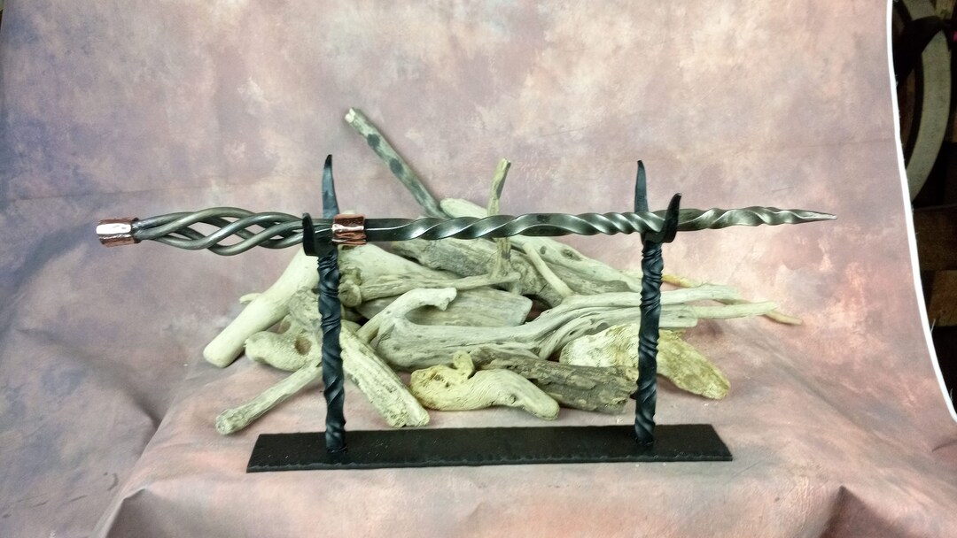 Copper and Steel Seidr Volva Wand - Etsy