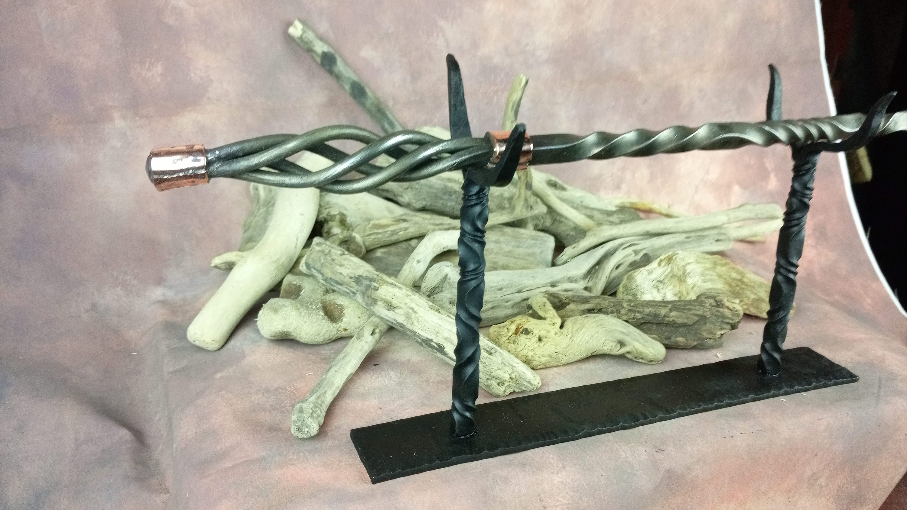 Copper and Steel Seidr Volva Wand - Etsy