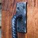 Industrial Steel Rebar Knotted Door Handles, Traditionally Hand Forged ...