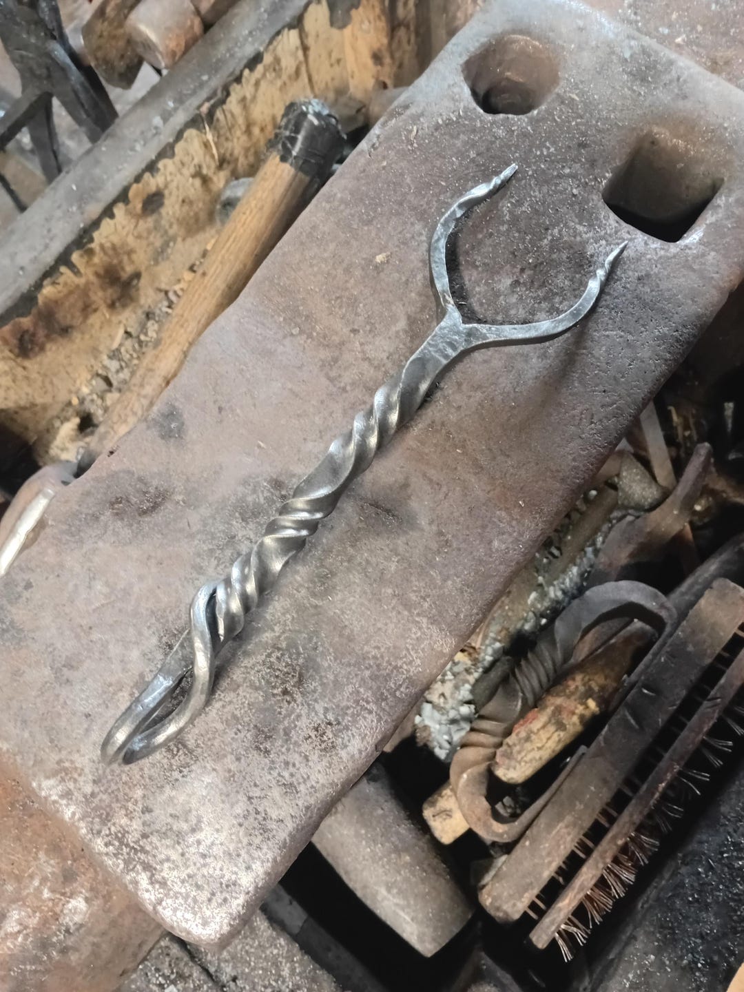 Medieval Style Fork, Hand Forged by Blacksmith - Etsy