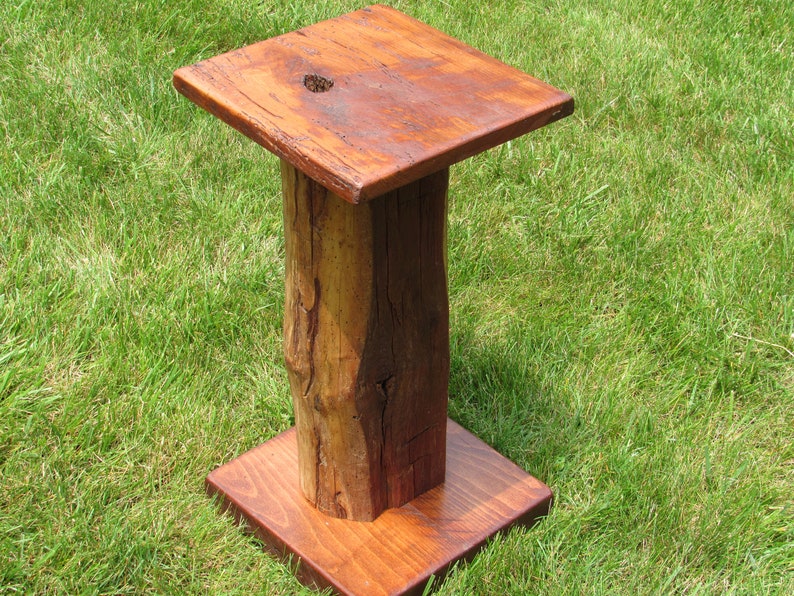 Barn Beam Table Wormy Chestnut From 1830s Ohio Barn, Hand Hewn Wormy ...