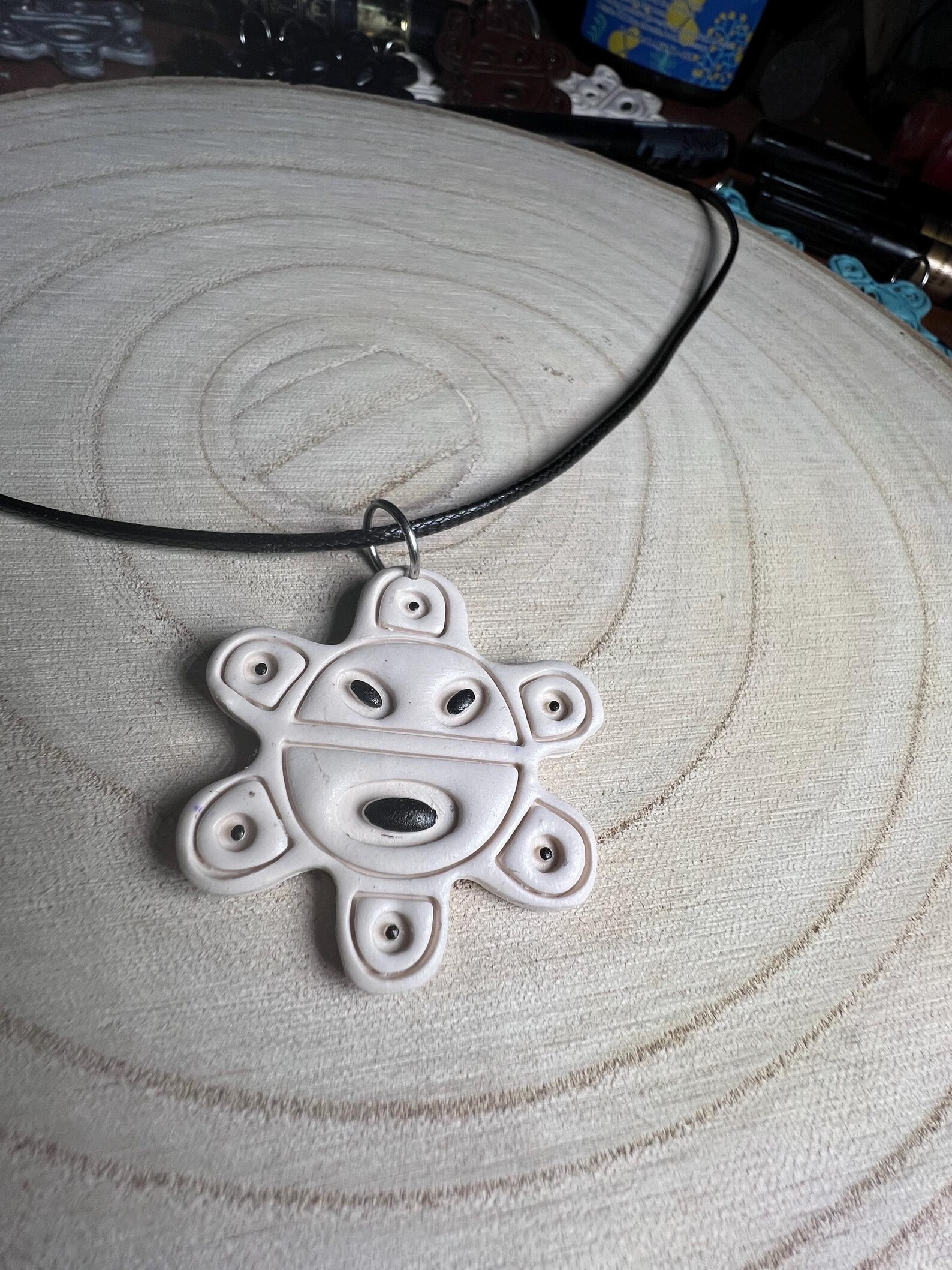 Puerto Rico Taino Sun Necklace - Etsy