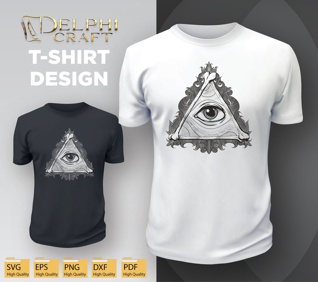 İlluminati Printable İlluminati SVG EYE Illustration Png Dxf - Etsy