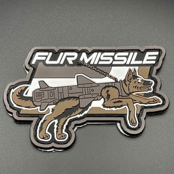 Fur Missile Patch - Etsy