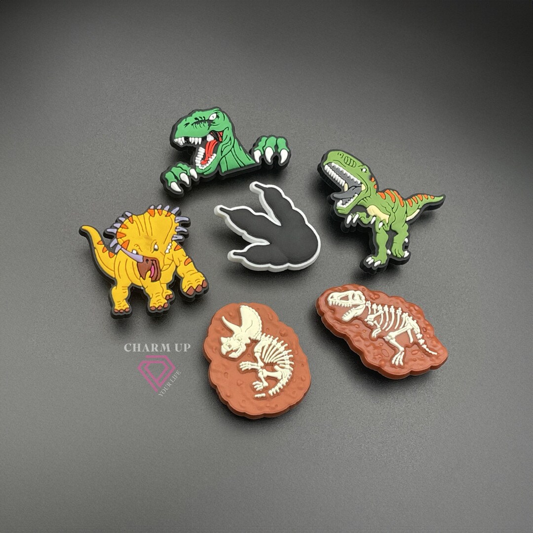 Dinosaur Croc Charms Themed Kids Boys Girls Shoe Charms for Foam Clogs ...