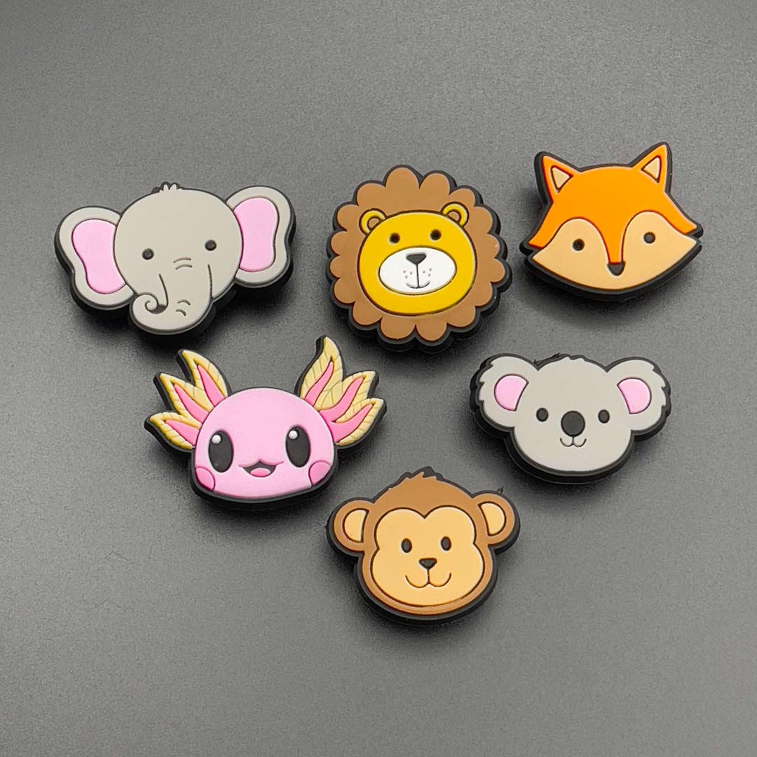 Cheeky Animal Face Croc Charms for Clogs Kids Womens Girls Boys ...