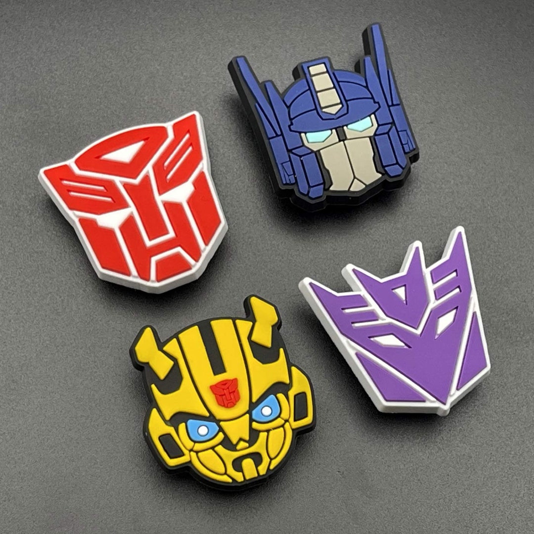 Transformers Croc Charms Shoe Charms for Foam Clogs PVC Rubber With ...