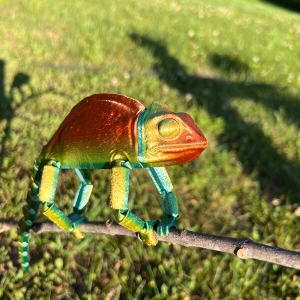 3d Printed Chameleon Toys - Etsy