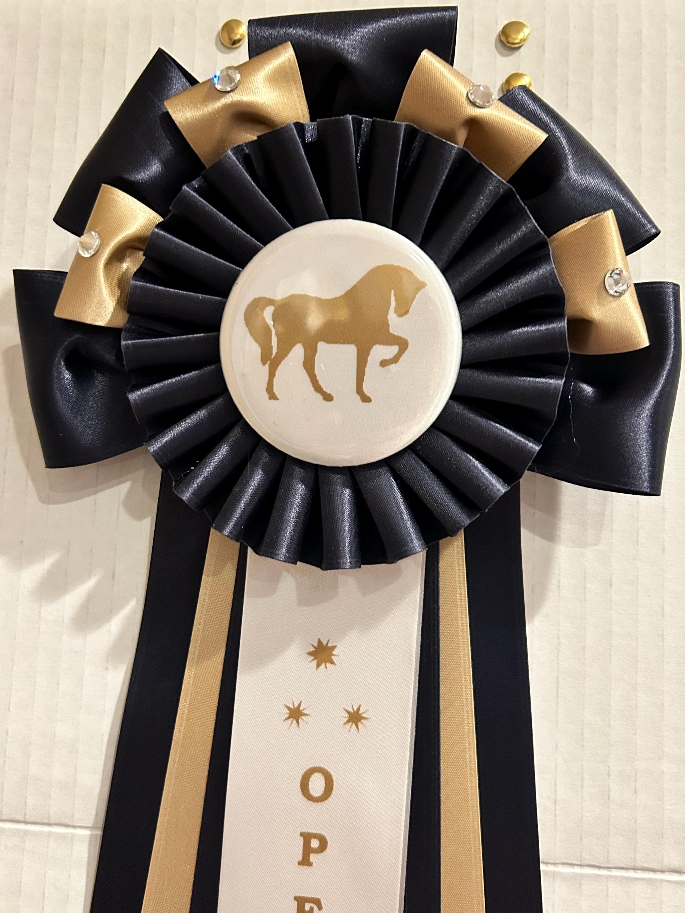 Personalized Ruffle Rosette Award Ribbon: Custom Pet Show Prize - Etsy
