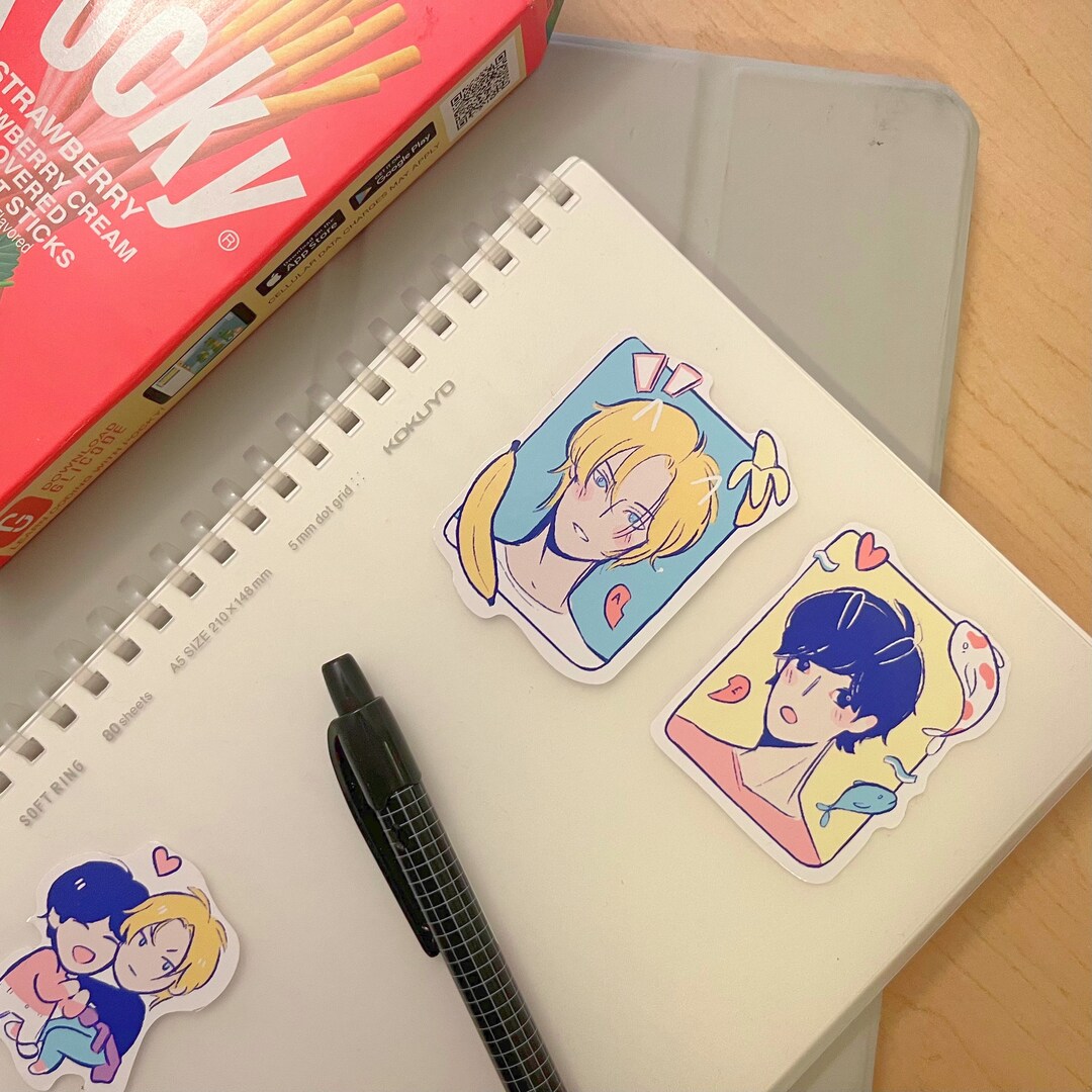 IN STOCK Banana Fish Sticker Pack Anime - Etsy