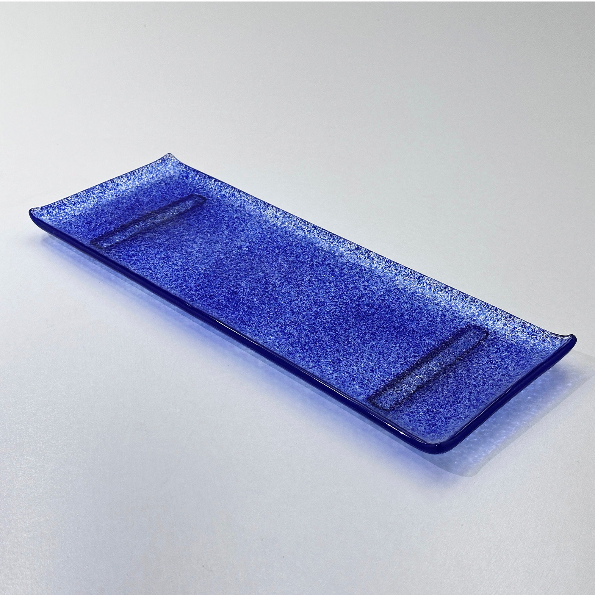 Fused Glass Tray for Sushi, Sauce Tray, Clear Glass Plate, Colored ...