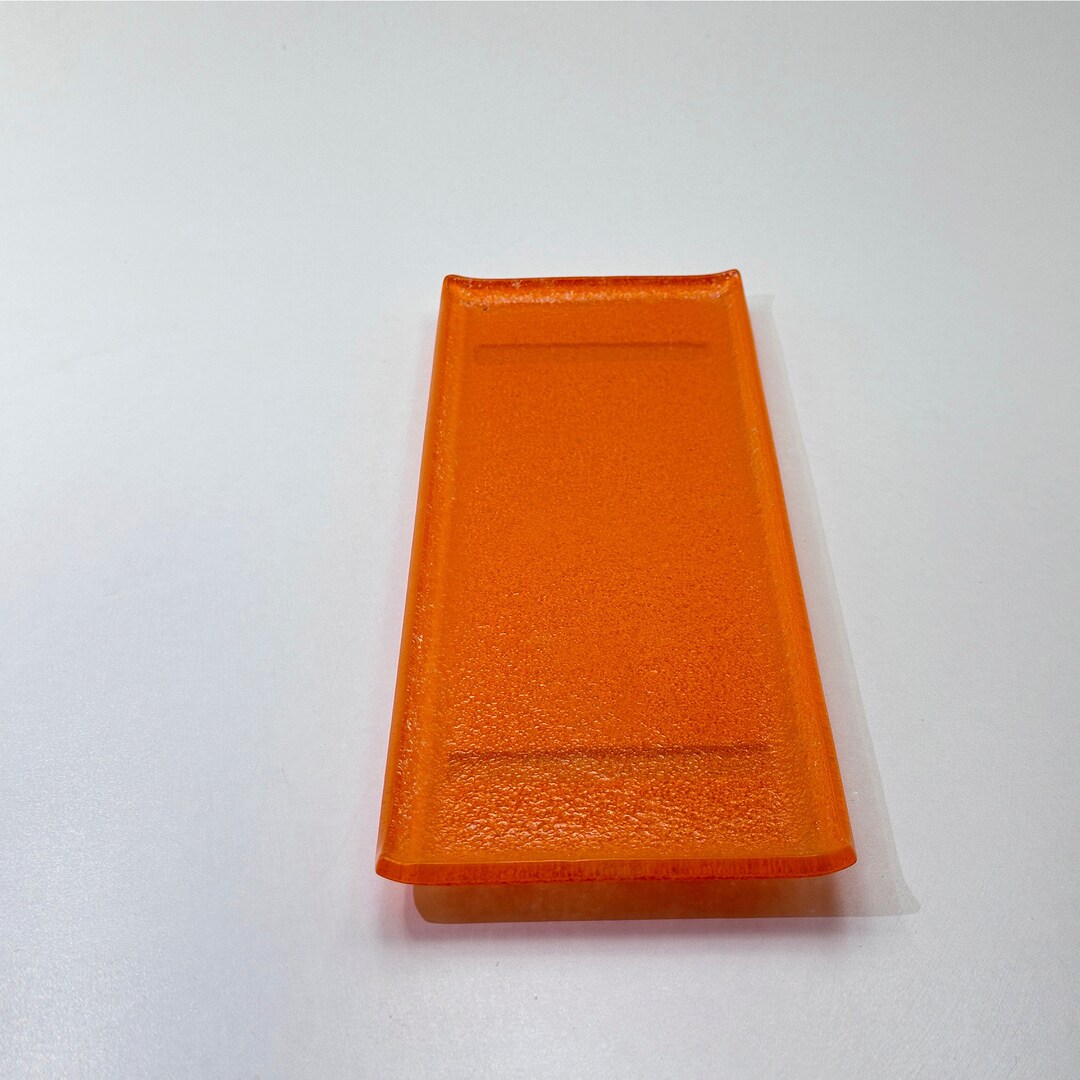 Fused Glass Tray for Sushi, Sauce Tray, Clear Glass Plate, Colored ...