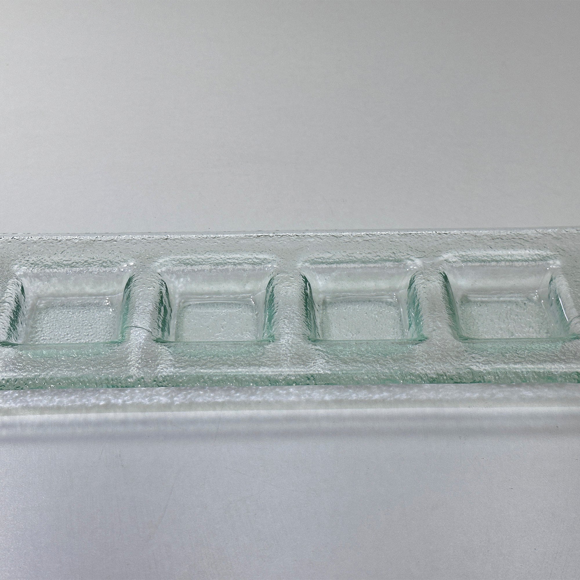 Fused Rectangle Glass Tray for Sauce, Sauce Tray, Sauce Plate, Clear ...
