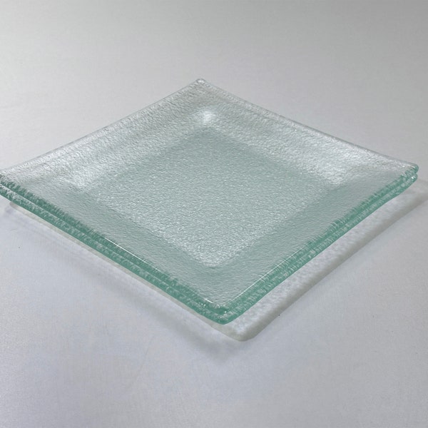 Recycled Glass Plate - Etsy
