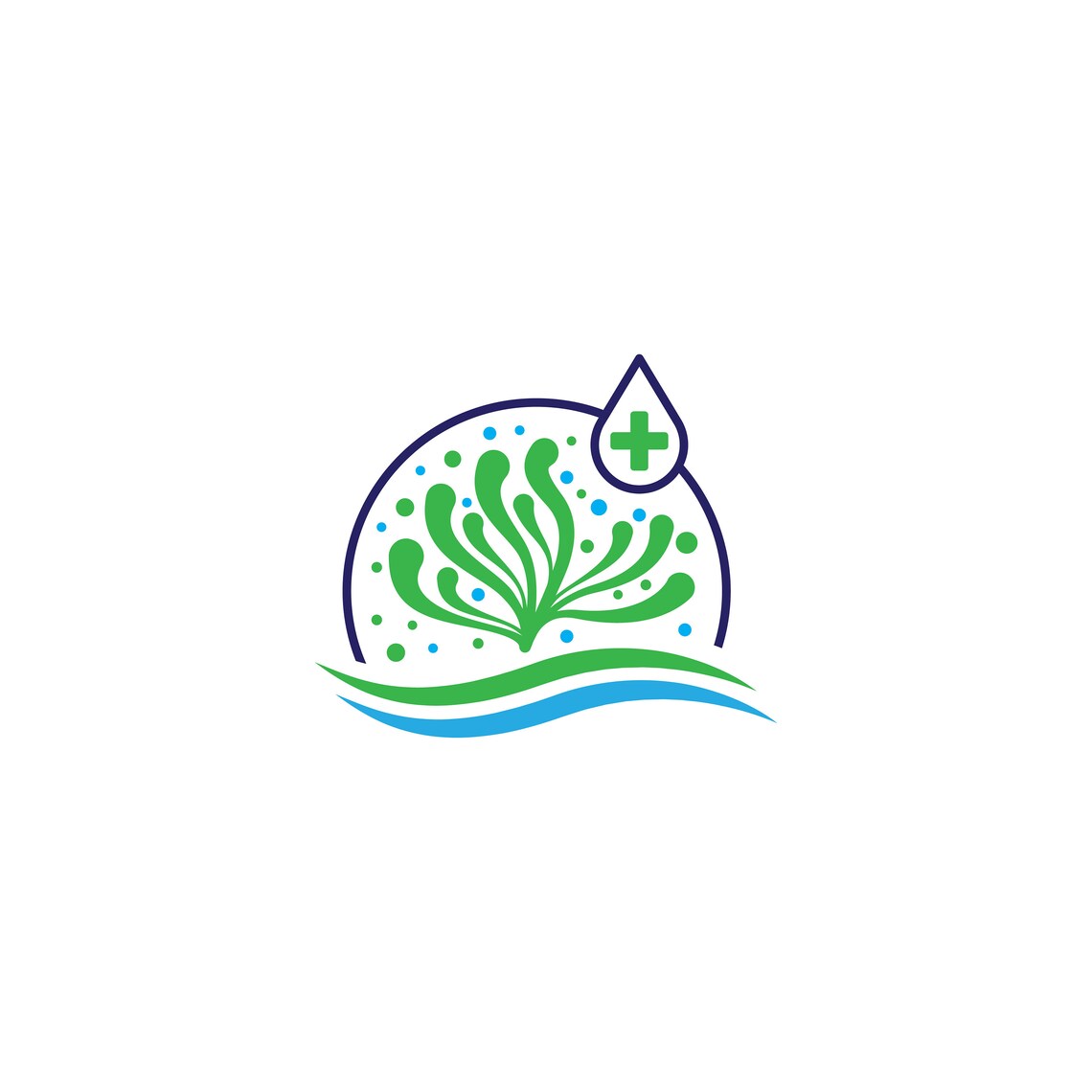 Lake Management Logo Design Icon - Etsy