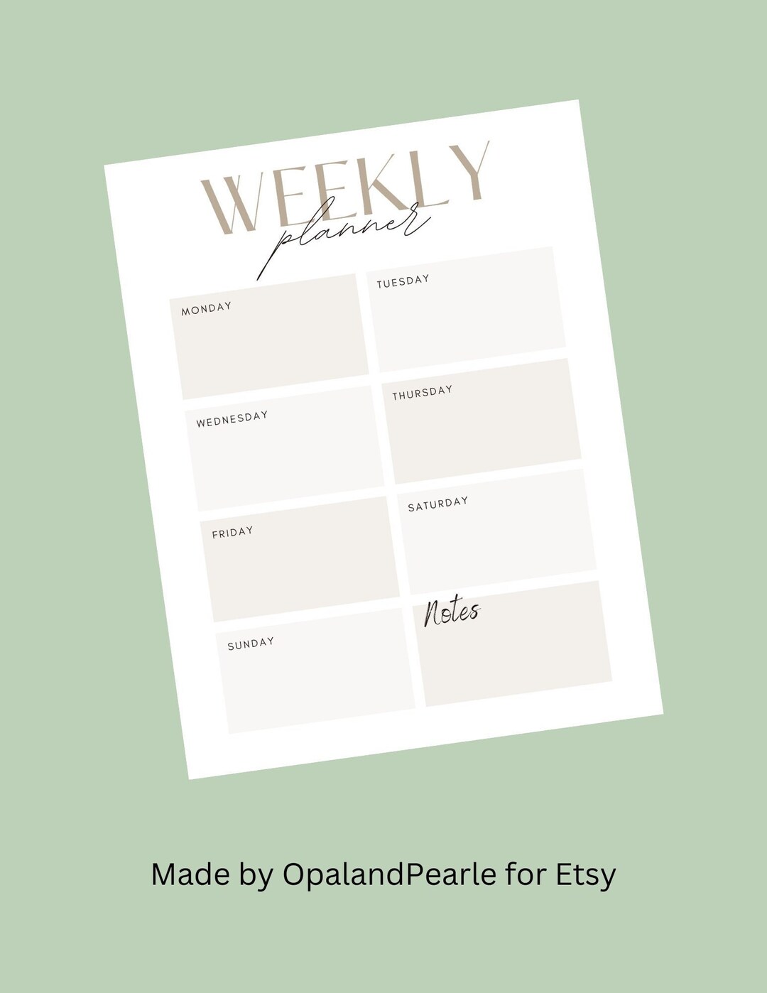Clean Slate Weekly Planner: A Minimalist White Planner for Your ...