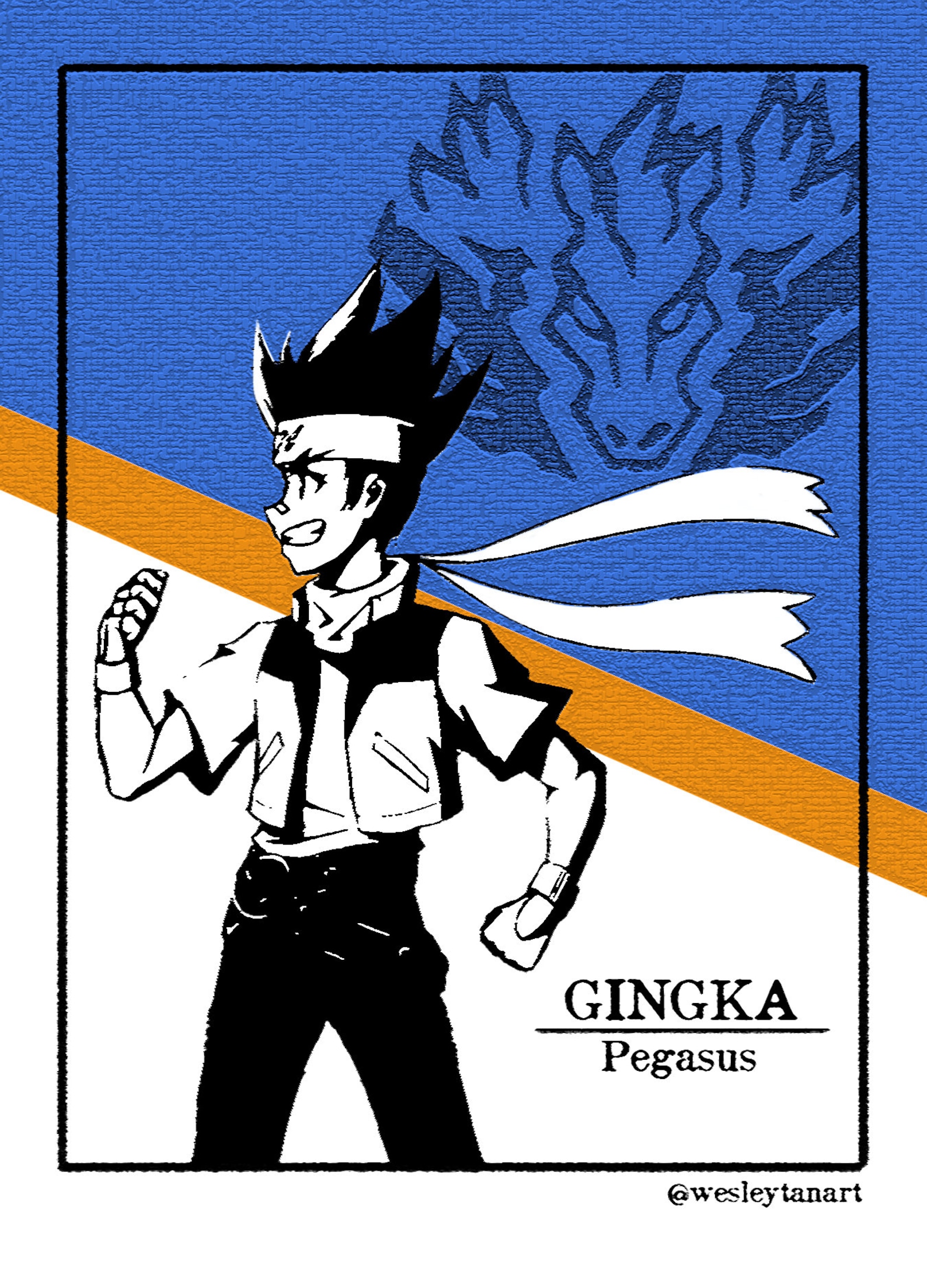 Gingka Beyblade Metal Fight/fusion Character Art Print | Minimalist ...