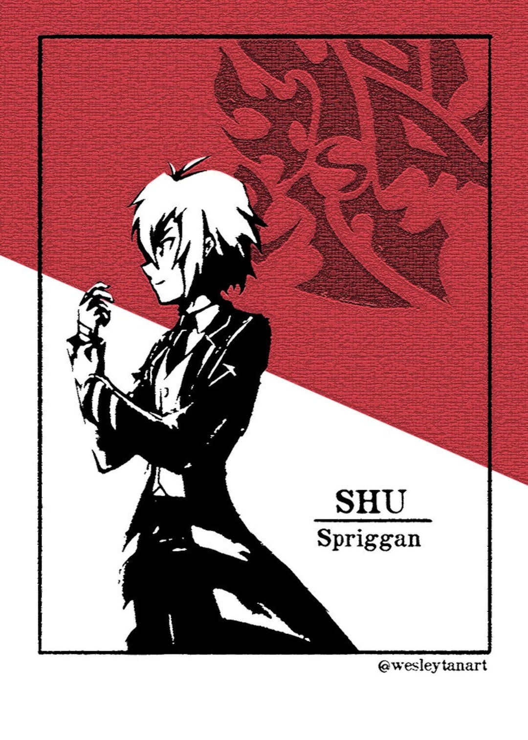 Shu Kurena Beyblade Burst Character Art Print | Minimalist Block ...