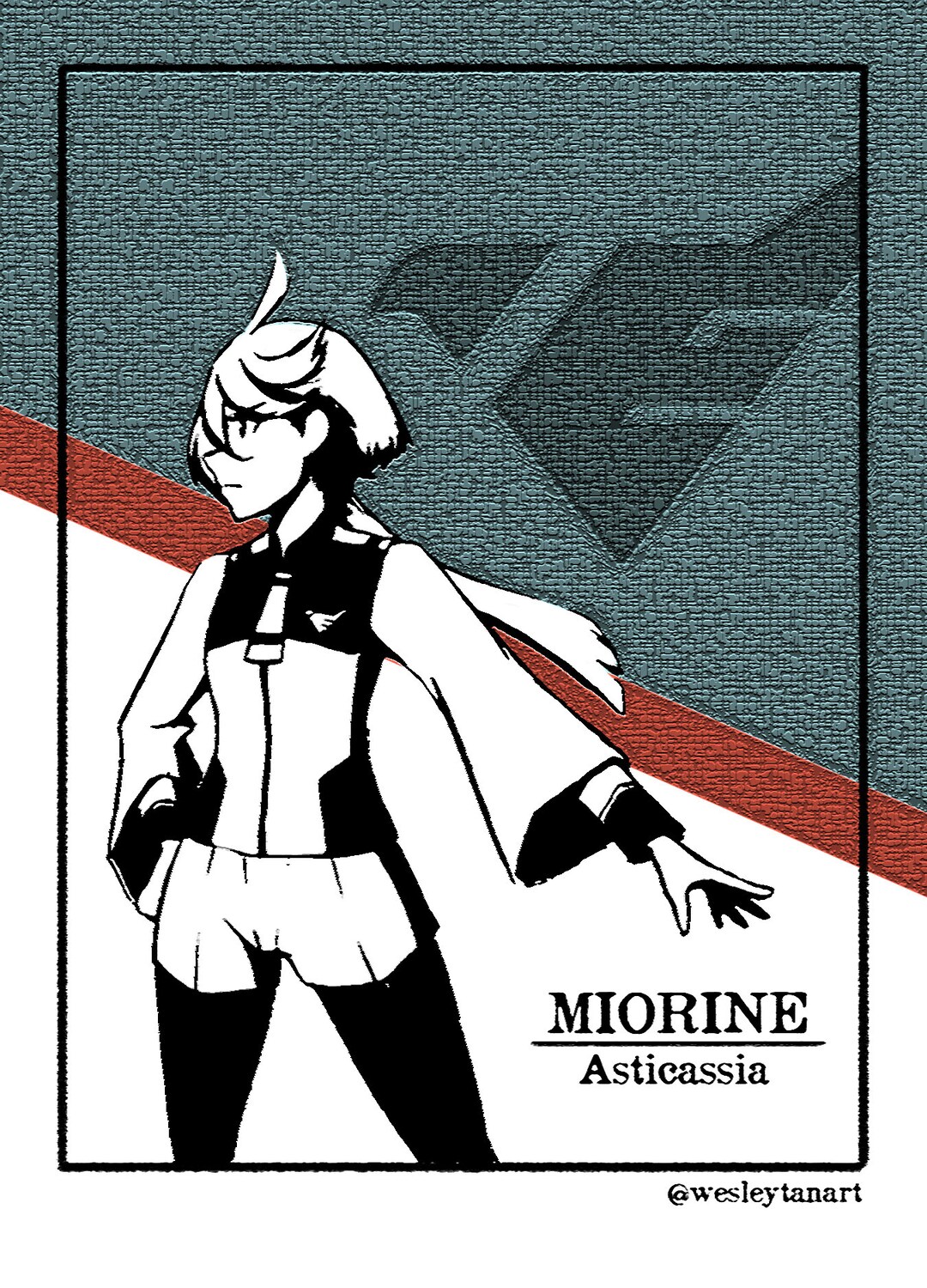 Miorine Rembran Gundam Witch From Mercury Character Art Print | 4.5 X 6 ...