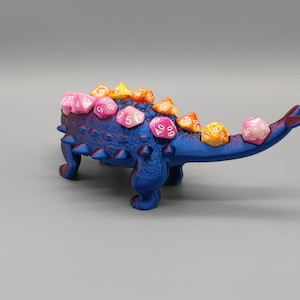 Angus the Ankylosaurus Dino Dice Holder | Dungeons and Dragons Dice Holder | Cute Accessory Dino ...