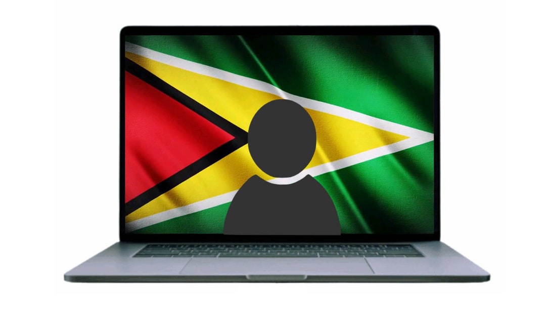 Guyanese Flag Waving in the Background! Upgrade Your Video Calls With ...
