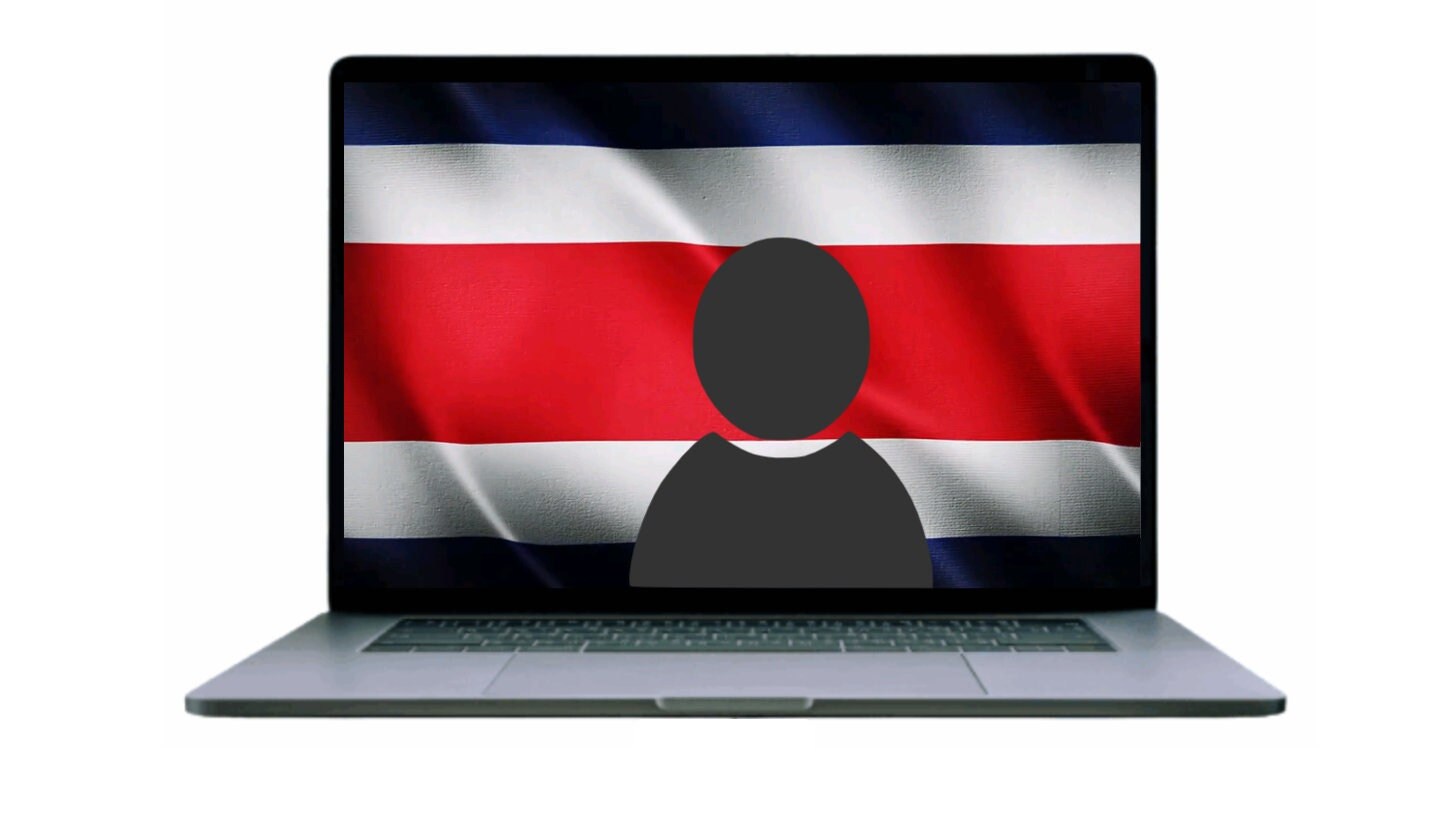 Costa Rican Flag Waving in the Background! Upgrade Your Video Calls ...