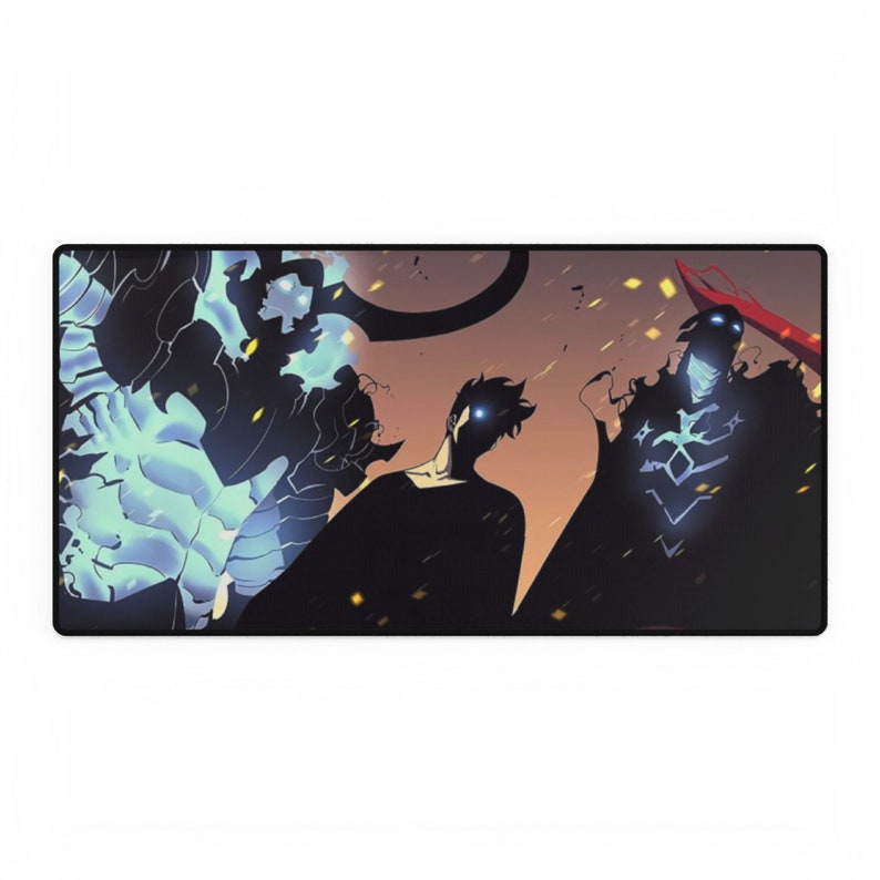 Large Anime Desk Mat Solo Leveling Desk Mat Gaming Desk Mat, Long Desk ...