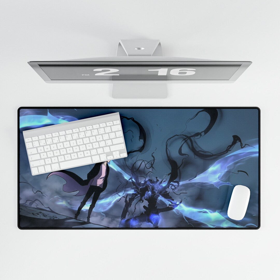 Large Anime Desk Mat Solo Leveling Desk Mat Gaming Desk Mat, Long Desk ...