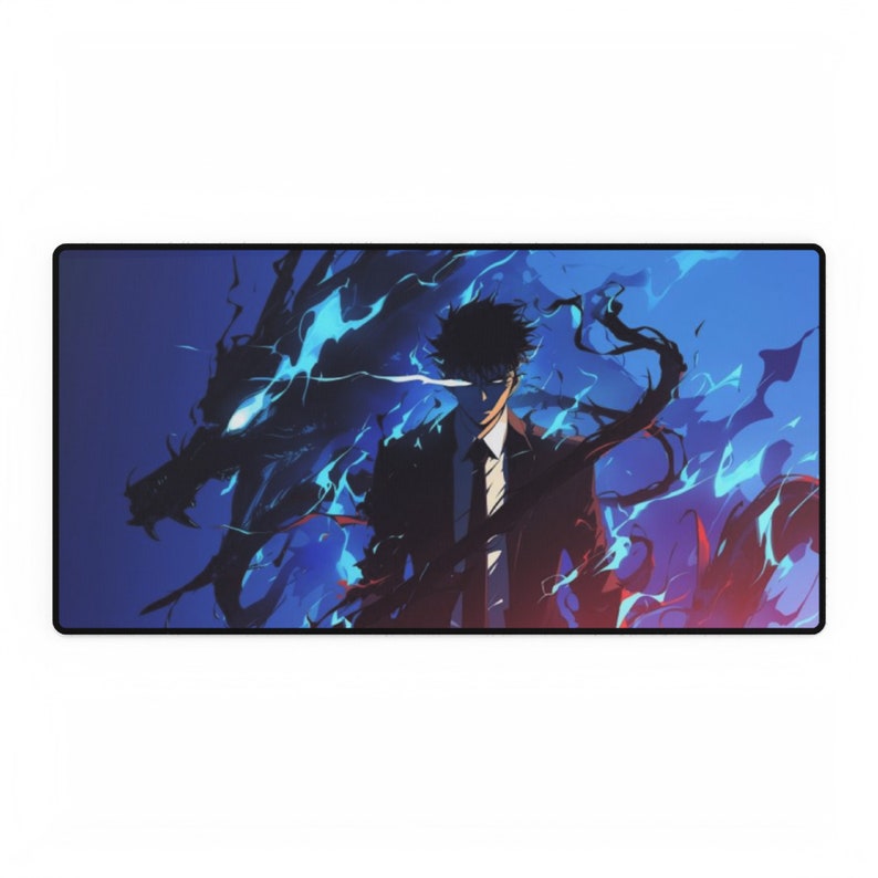 Large Anime Desk Mat Solo Leveling Desk Mat Gaming Desk Mat, Long Desk ...