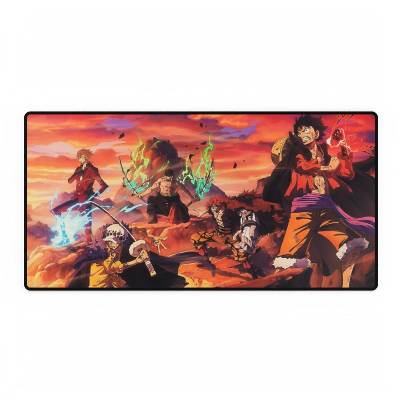 Large Anime Desk Mat One Piece Desk Mat Gaming Desk Mat, Long Desk Mats ...