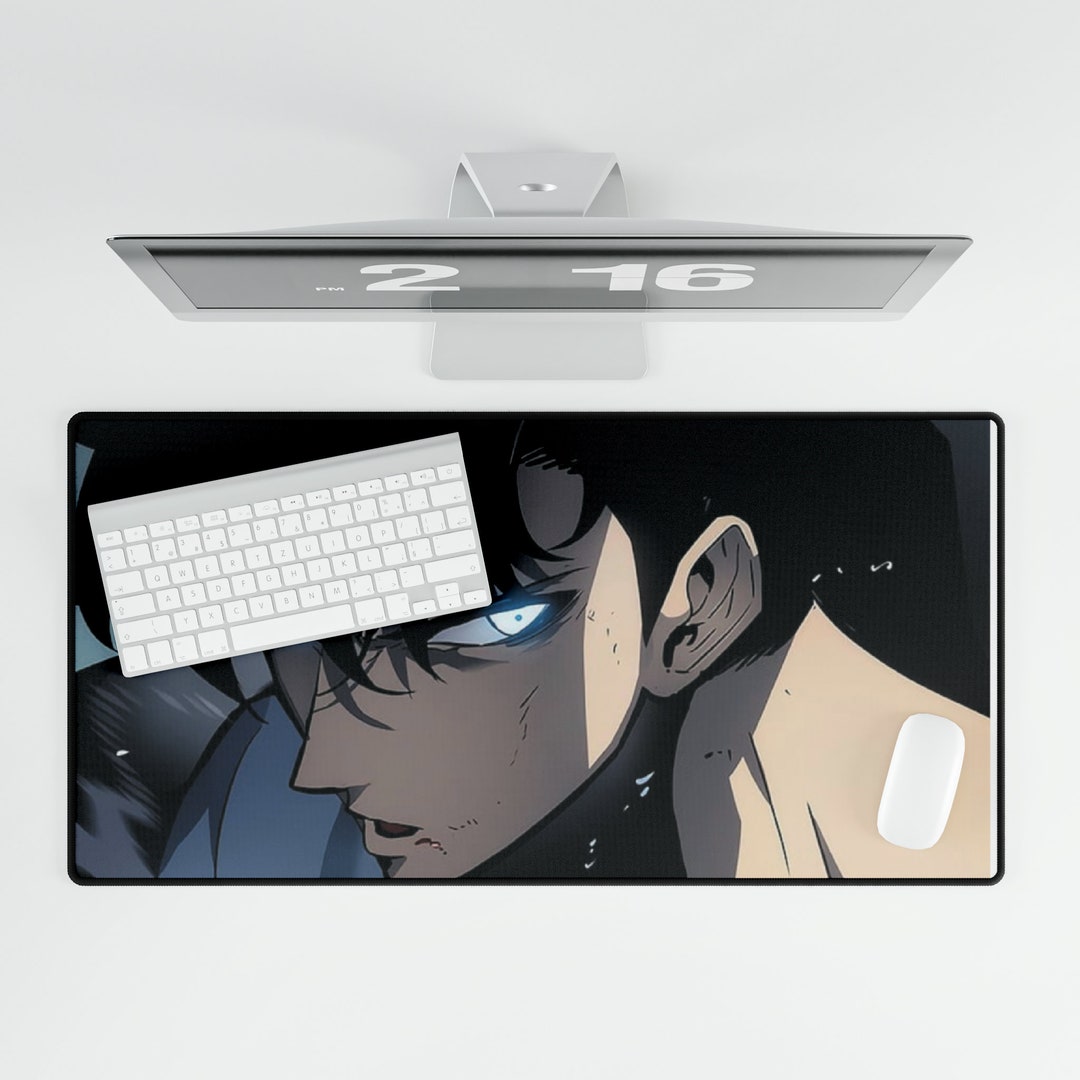 Large Anime Desk Mat Solo Leveling Desk Mat Gaming Desk Mat, Long Desk ...