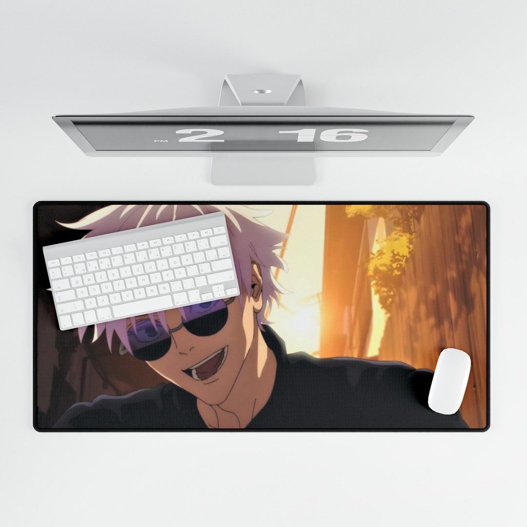Large Anime Desk Mat Jujutsu Kaisen Desk Mat Gaming Desk Mat, Long Desk ...