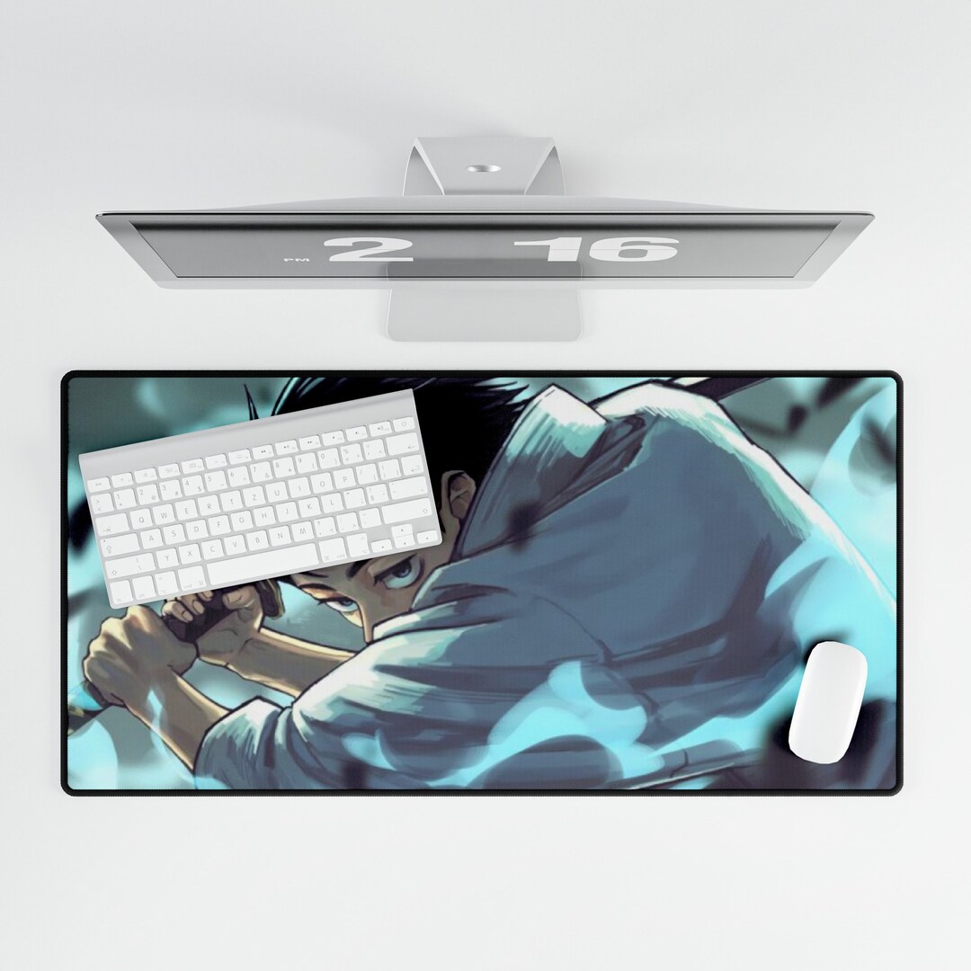 Large Anime Desk Mat Jujutsu Kaisen Desk Mat Gaming Desk Mat, Long Desk ...