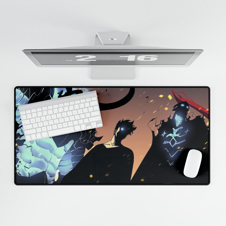 Large Anime Desk Mat Solo Leveling Desk Mat Gaming Desk Mat, Long Desk ...