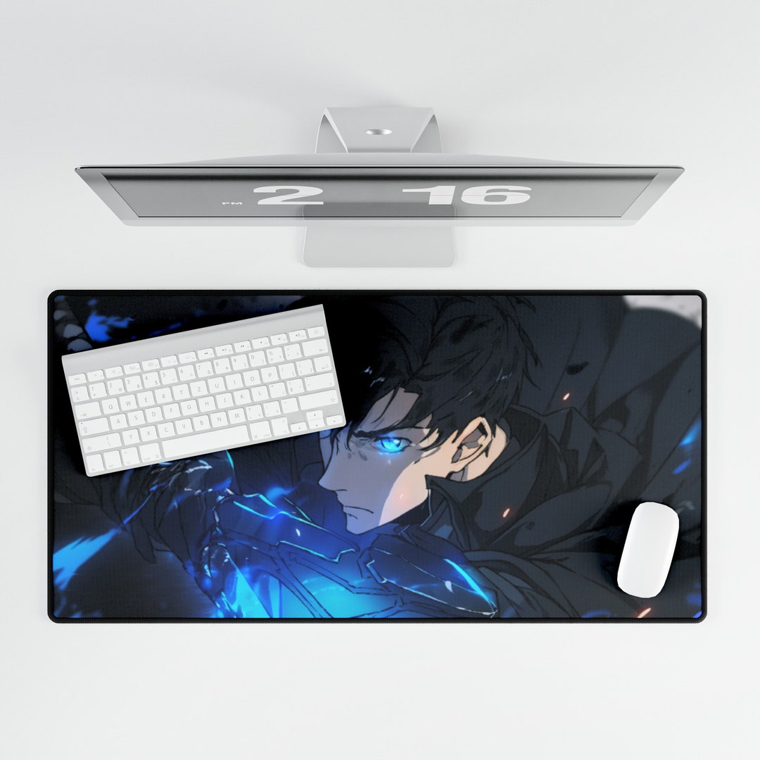 Large Anime Desk Mat Solo Leveling Desk Mat Gaming Desk Mat, Long Desk ...