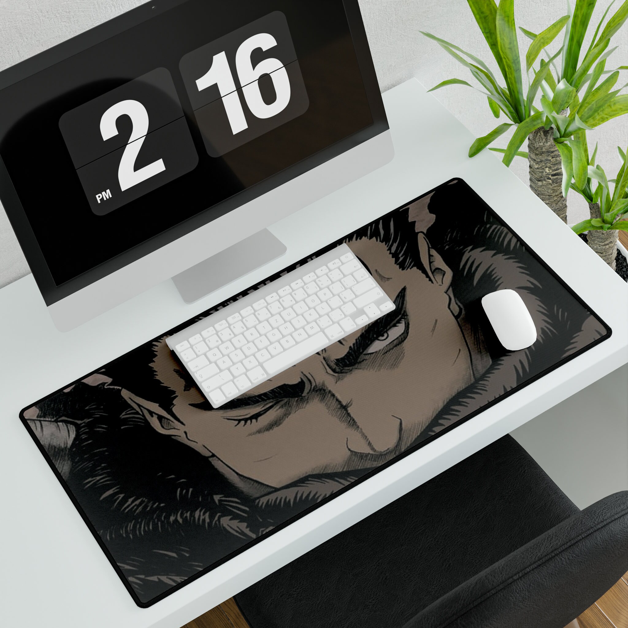 Large Anime Desk Mat Berserk Desk Mat Gaming Desk Mat, Long Desk Mats ...