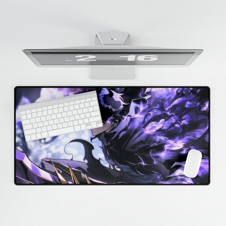 Large Anime Desk Mat Solo Leveling Desk Mat Gaming Desk Mat, Long Desk ...