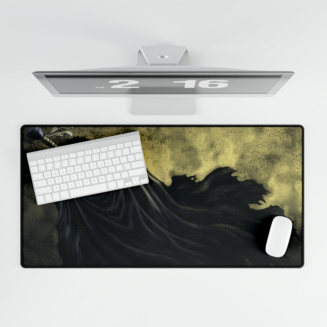 Large Anime Desk Mat Berserk Desk Mat Gaming Desk Mat, Long Desk Mats ...