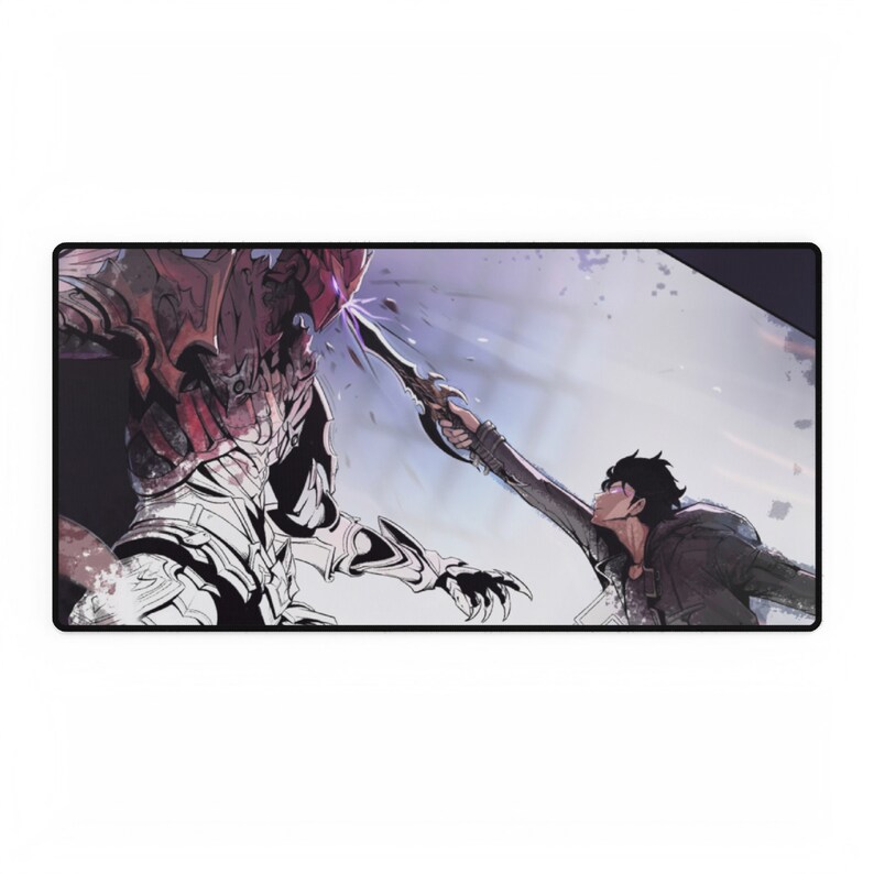 Large Anime Desk Mat Solo Leveling Desk Mat Gaming Desk Mat, Long Desk ...