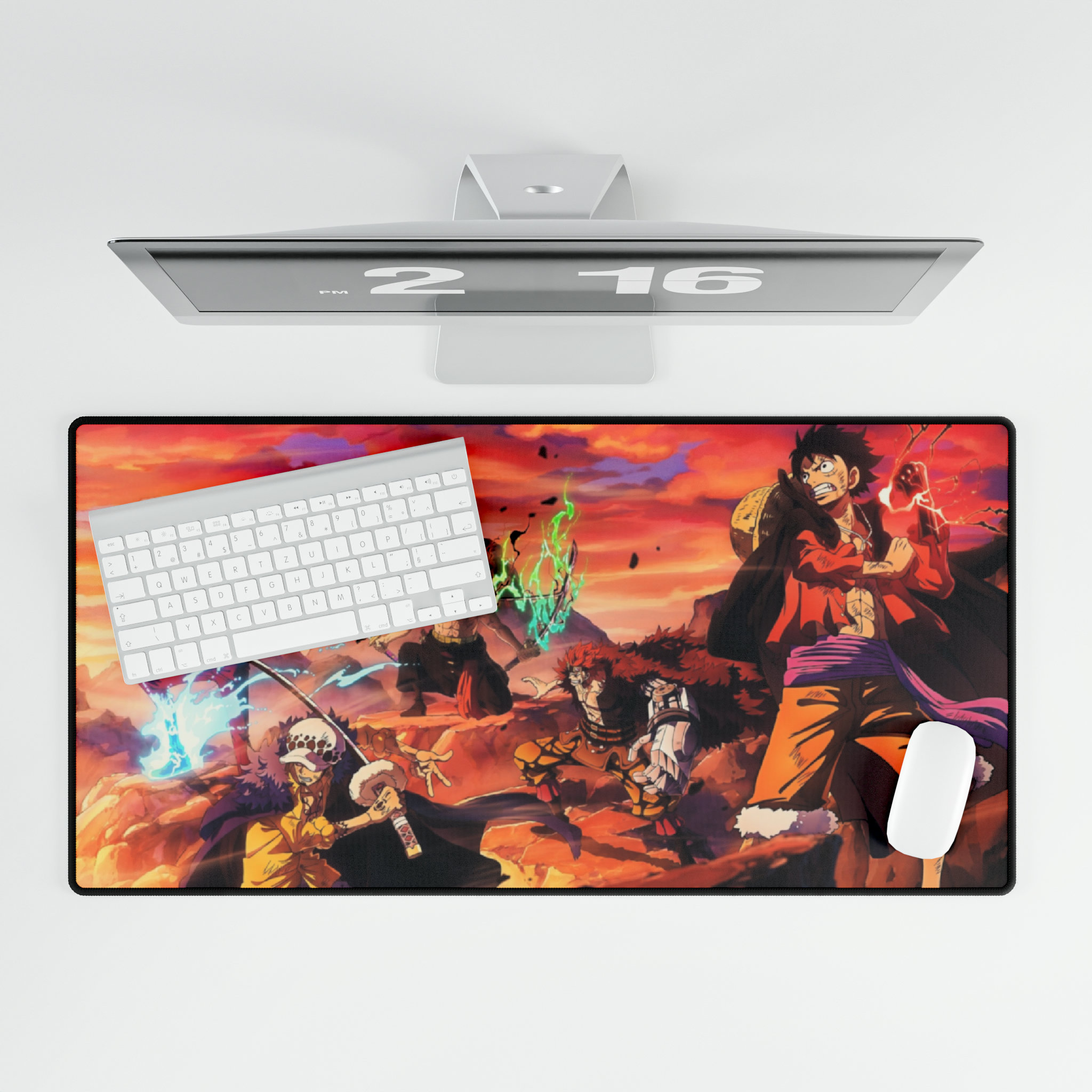 Large Anime Desk Mat One Piece Desk Mat Gaming Desk Mat, Long Desk Mats ...