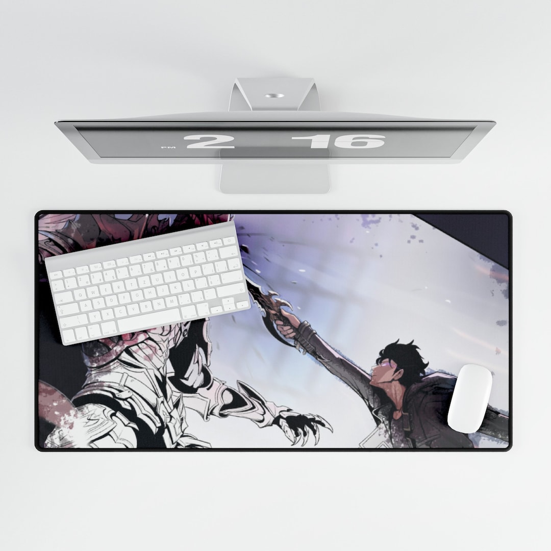 Large Anime Desk Mat Solo Leveling Desk Mat Gaming Desk Mat, Long Desk ...