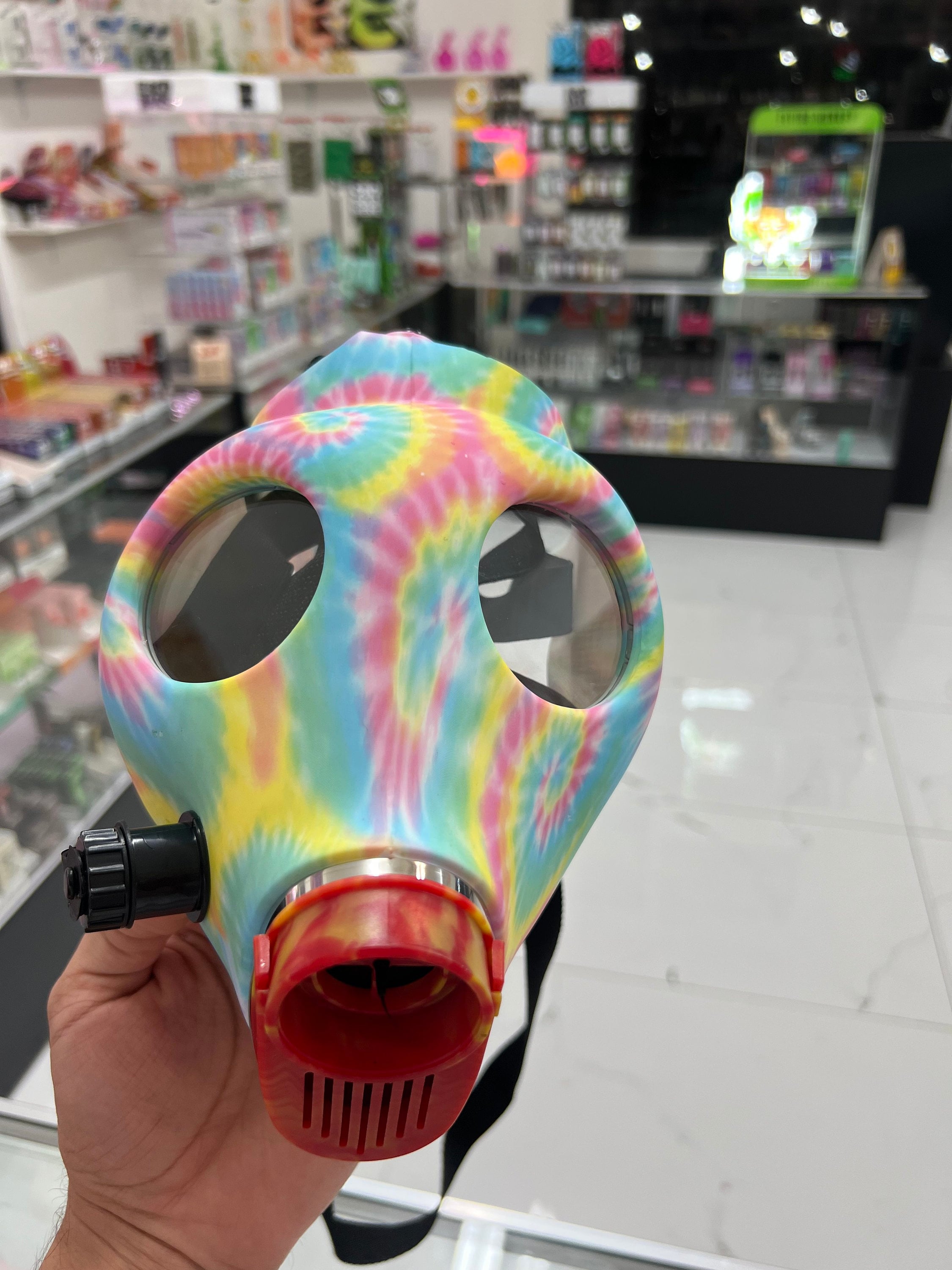 Gas Mask Pipe Hookah Style With Different Designs With Removable Pipe ...