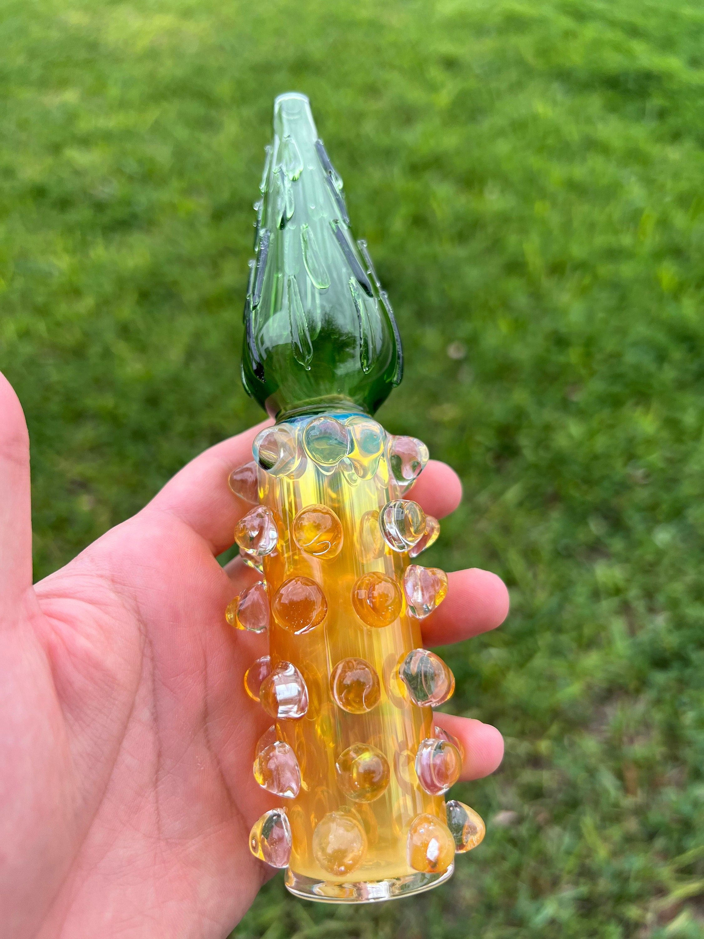 Translucent Pineapple Pipe Handmade Glass Tobacco Pipe Bowl - Etsy