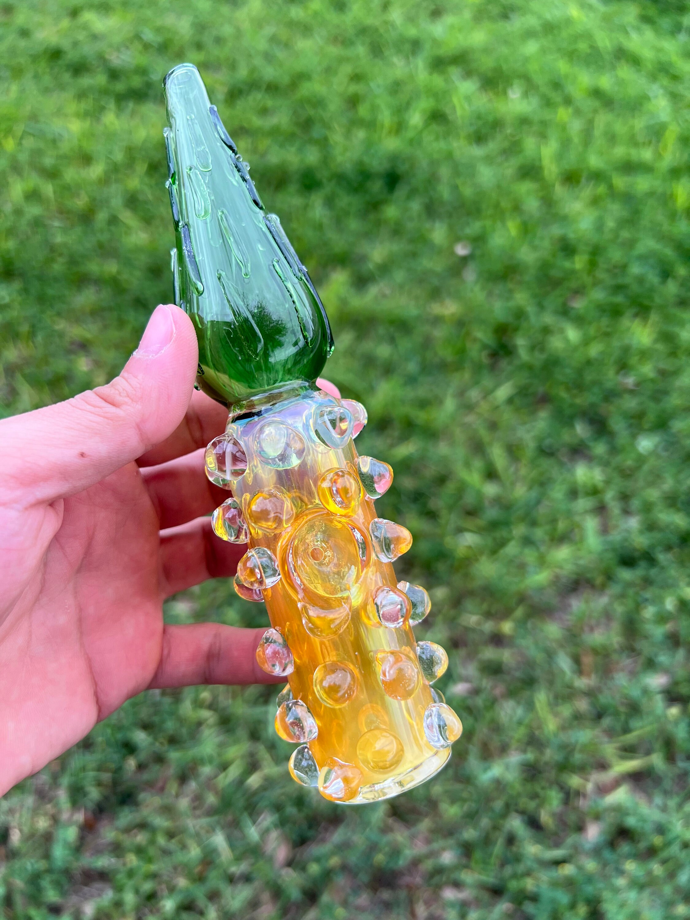 Translucent Pineapple Pipe Handmade Glass Tobacco Pipe Bowl - Etsy